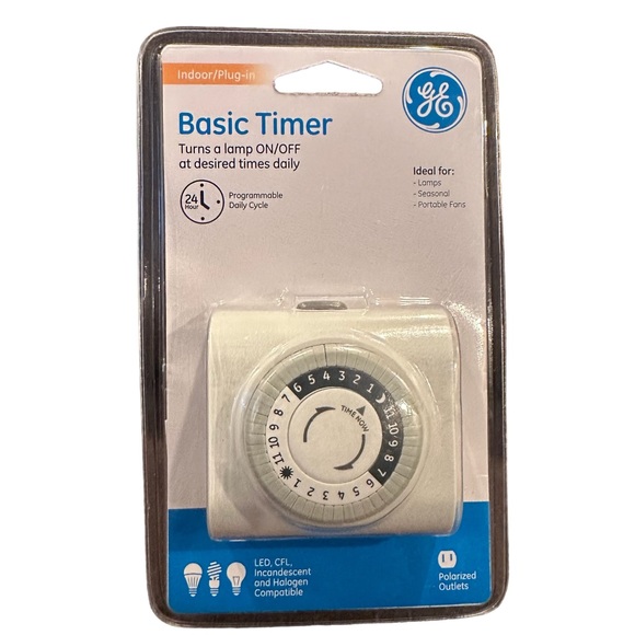 General Electric | Other | Ge 24hour Indoor Basic Timer Lamps Plug In ...